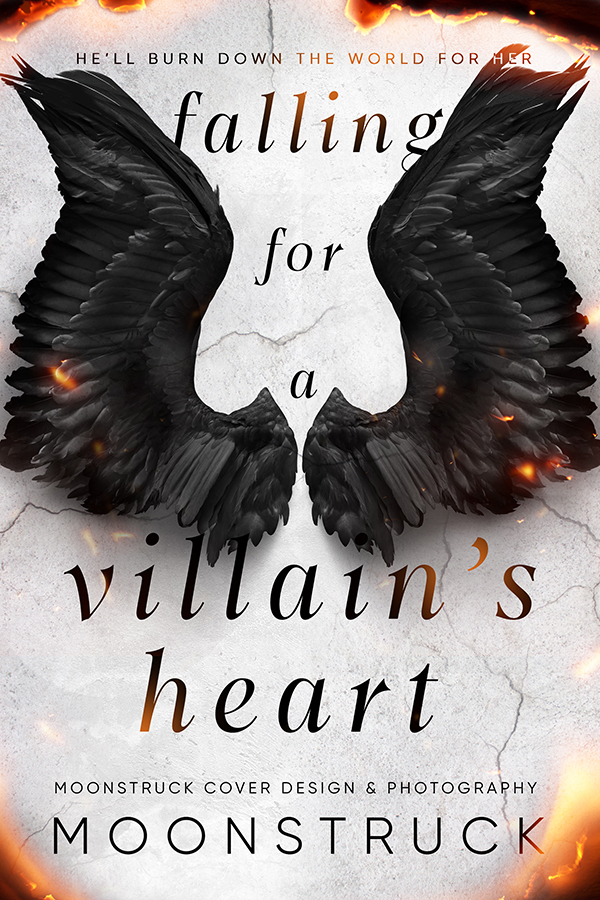 Falling for a Villains Heart - Moonstruck Premade Covers